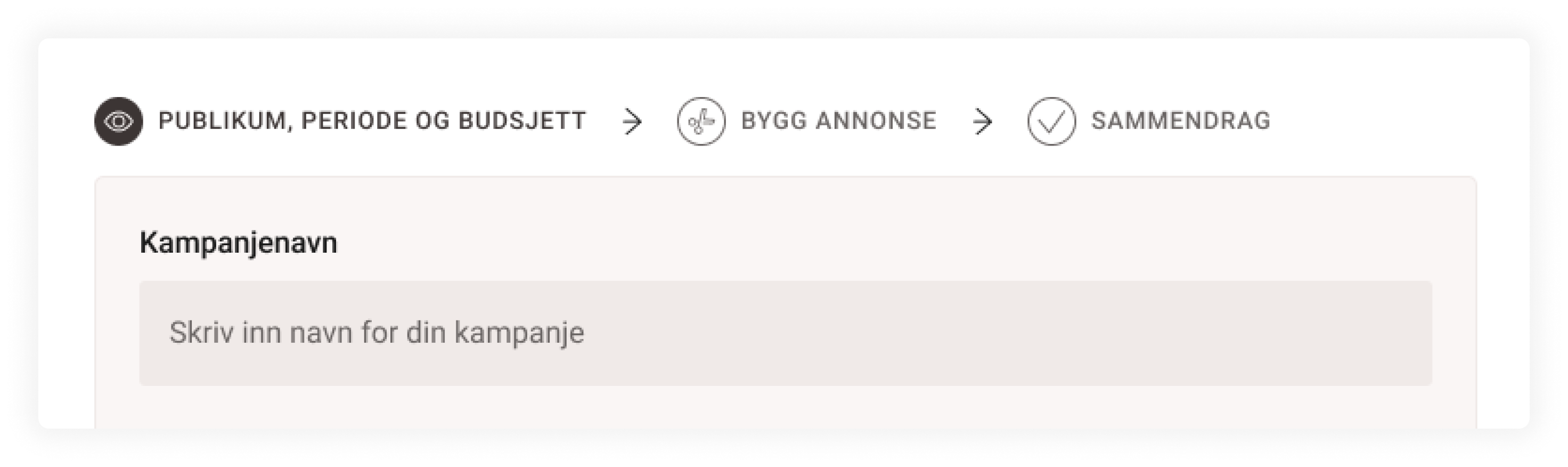 Slik setter du opp en digital kampanje med Vise på 1-2-3